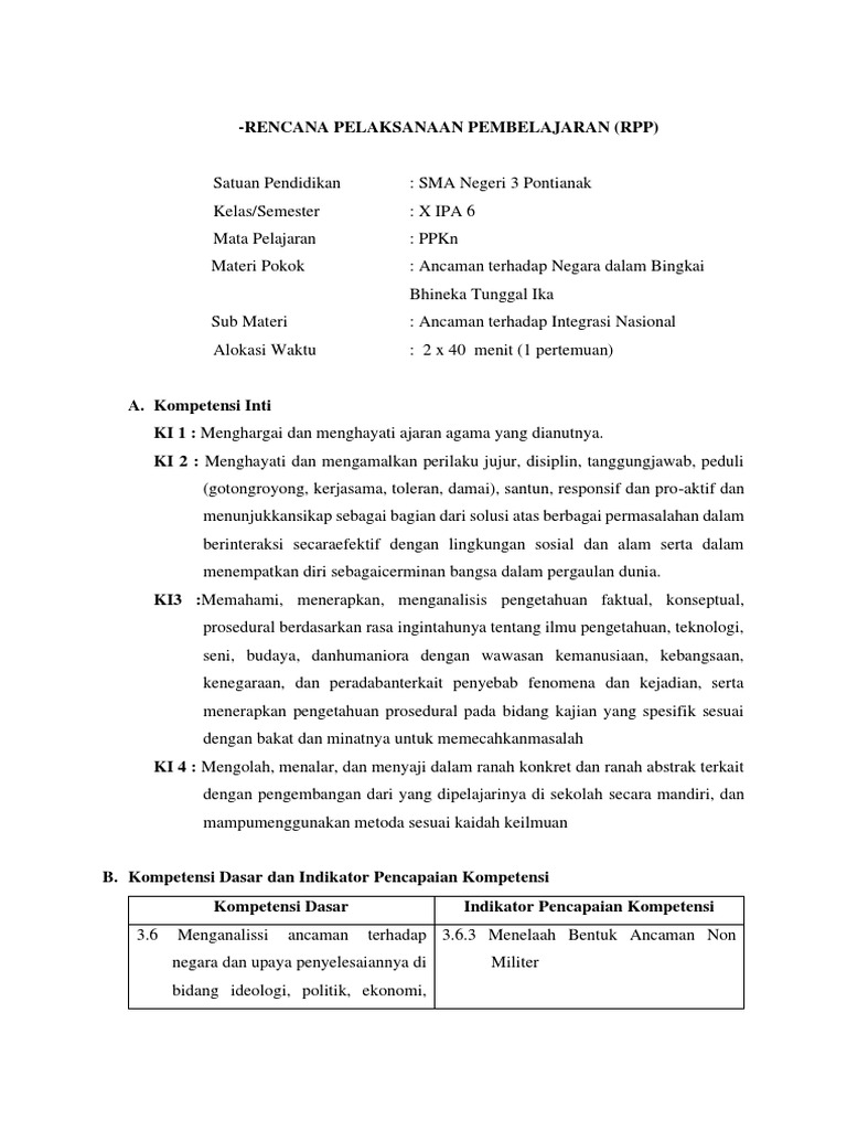 RPP Pse | PDF | Karier & Perkembangan | Kesehatan Holistik