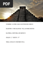 Resumen Chichén Itzá | PDF | Civilización maya | Mesoamérica