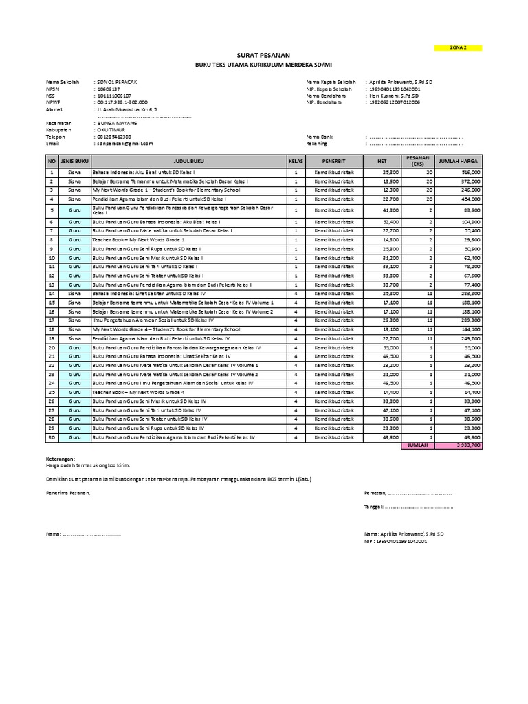 HET KUMER SD 2022 1 & 4 (Tahap 1) | PDF