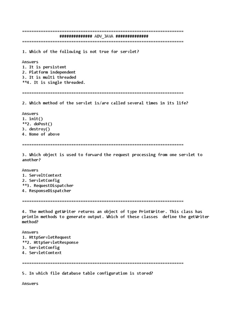 Ad Java | Download Free PDF | Spring Framework | Method (Computer Programming)