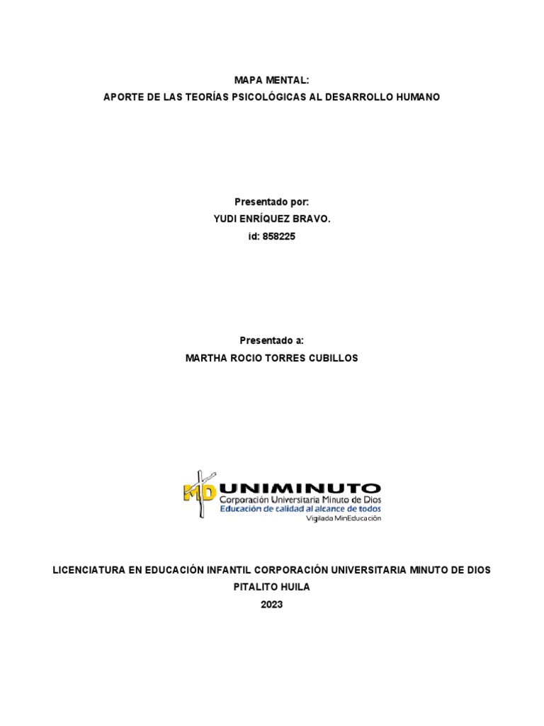 Mapa Mental Del Desarrollo Humano | PDF | Aprendizaje | Sicología Mapa Mental Del Desarrollo Humano | PDF | Aprendizaje | Sicología