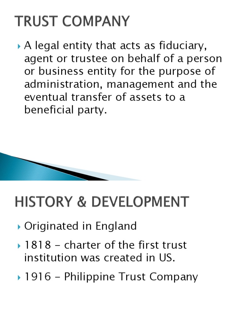 Trust Banking | PDF