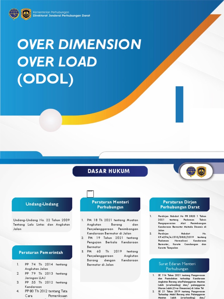 Penanganan Over Dimensi dan Over Load | PDF | Hukum | Teknologi & Rekayasa