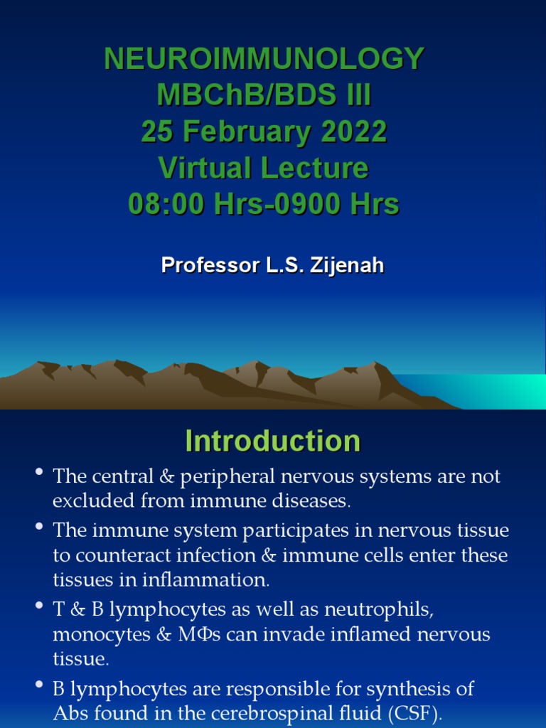 Neuroimmunology - 1 | PDF | Multiple Sclerosis | Peripheral Neuropathy