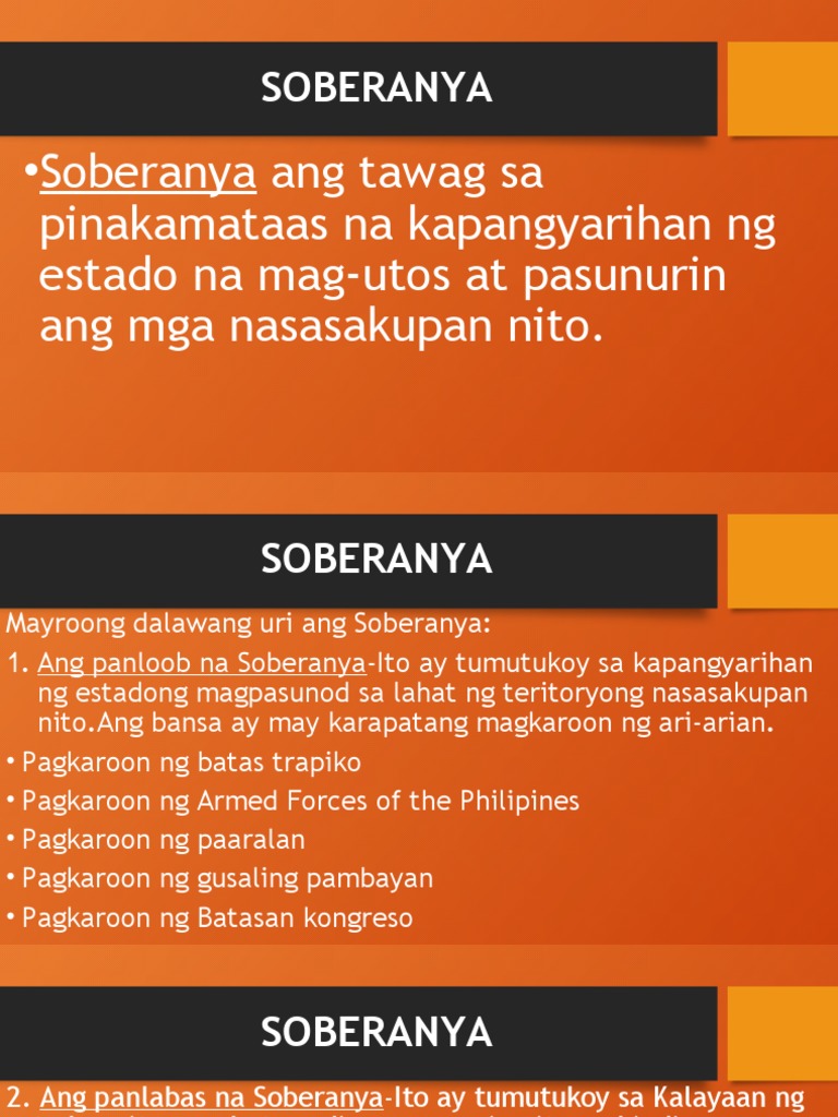 SOBERANYA | PDF