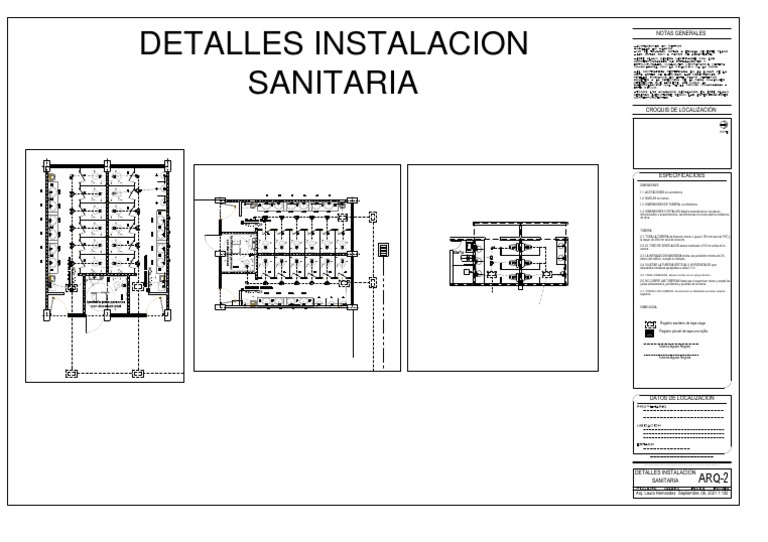 Plano Sanitario ESCUELA 002 | PDF