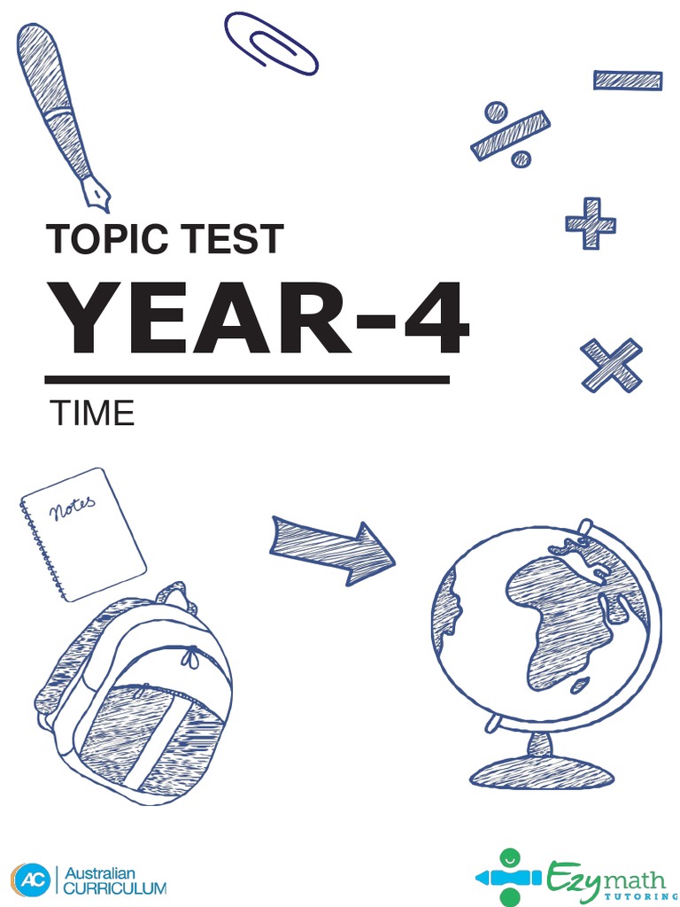 Year 4 Maths Test - Time - Questions | PDF