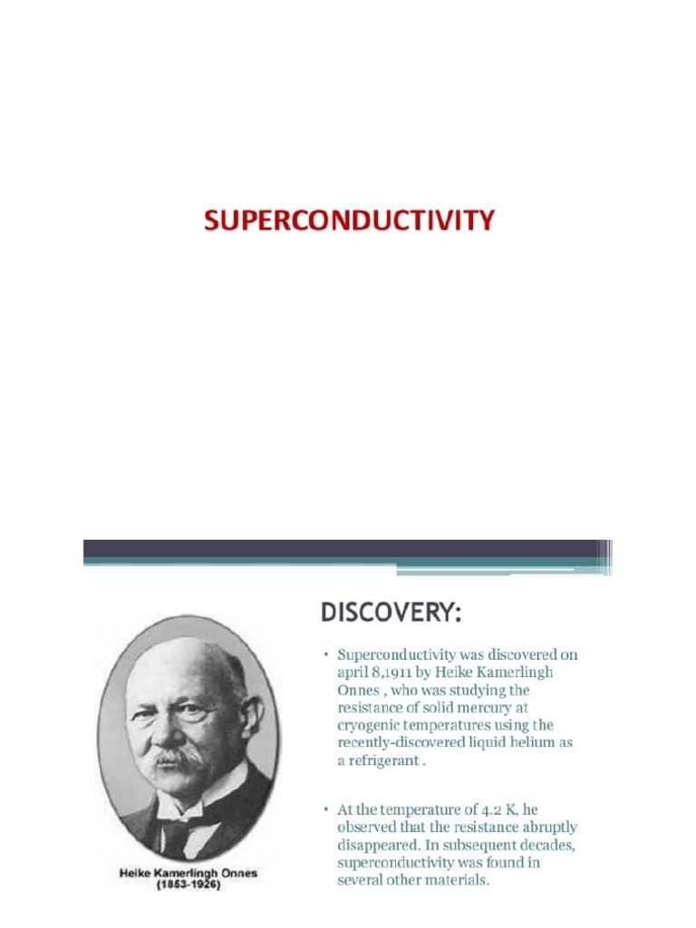 B. Sc. 6th Semister Physics Paper 1 Superconductivity. | PDF