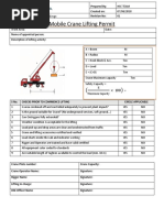 Lifting Plan | PDF | Crane (Machine) | Mechanical Engineering