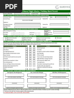 General Work Permit Format | PDF