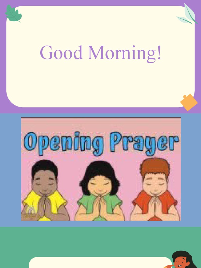 Good Morning! | PDF | Planets | Consonant