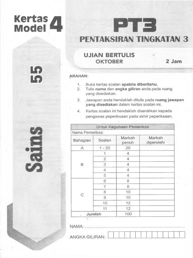 In In: Kertas 1 1 Model Ria | PDF