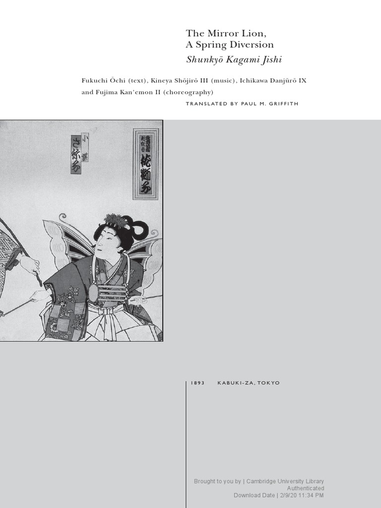 (Fukuchi Ouchi) The Mirror Lion, A Spring Diversion | PDF | Art