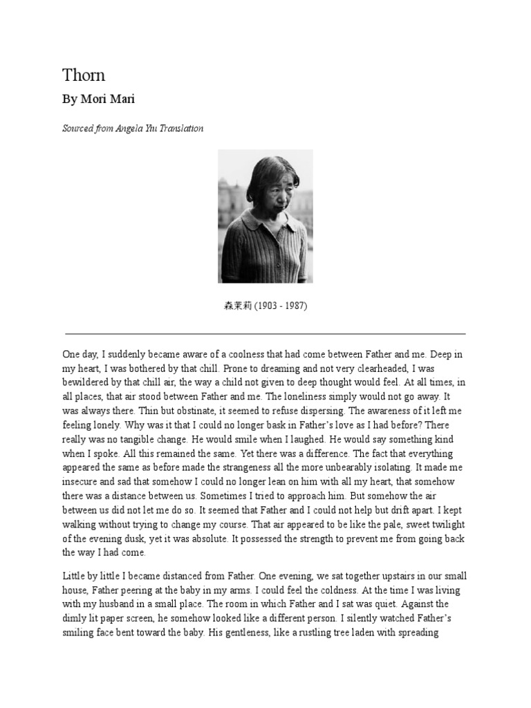 (Mori Mari) Thorn | PDF