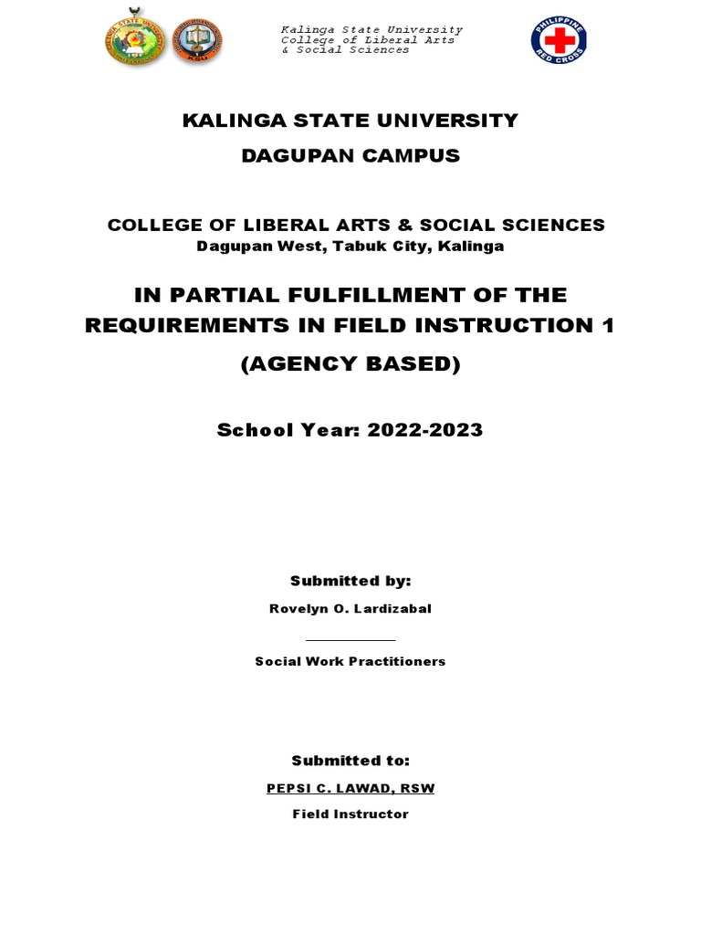 Social Work OJT Portfolio Overview | PDF | Social Work | Welfare