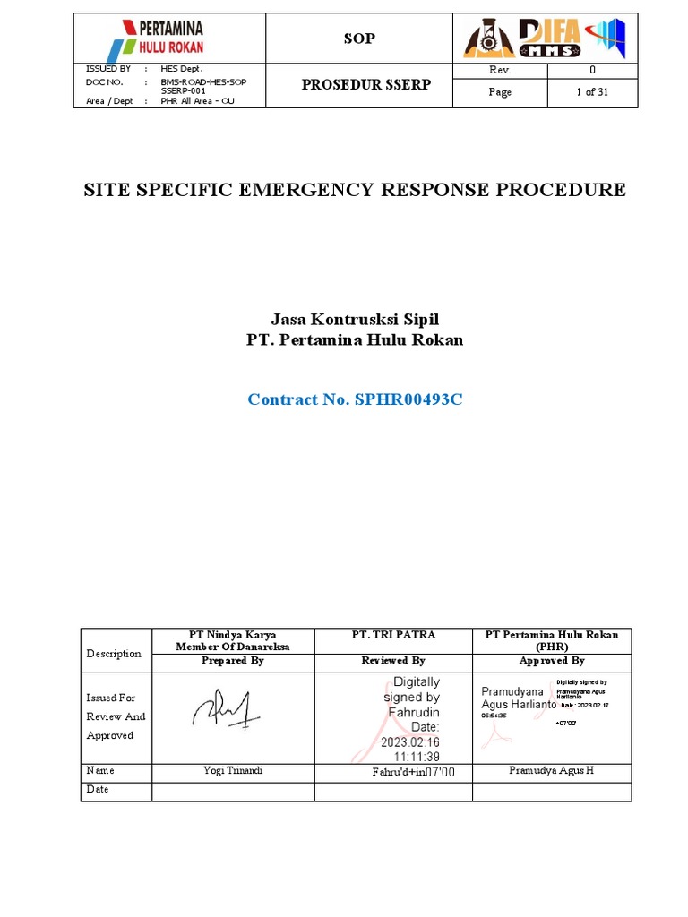 SSERP Project Existing Road Wellpad Improvment BMSS | PDF