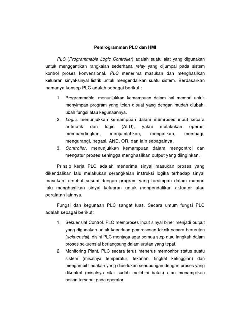 Panduan Oprasi HMI | PDF