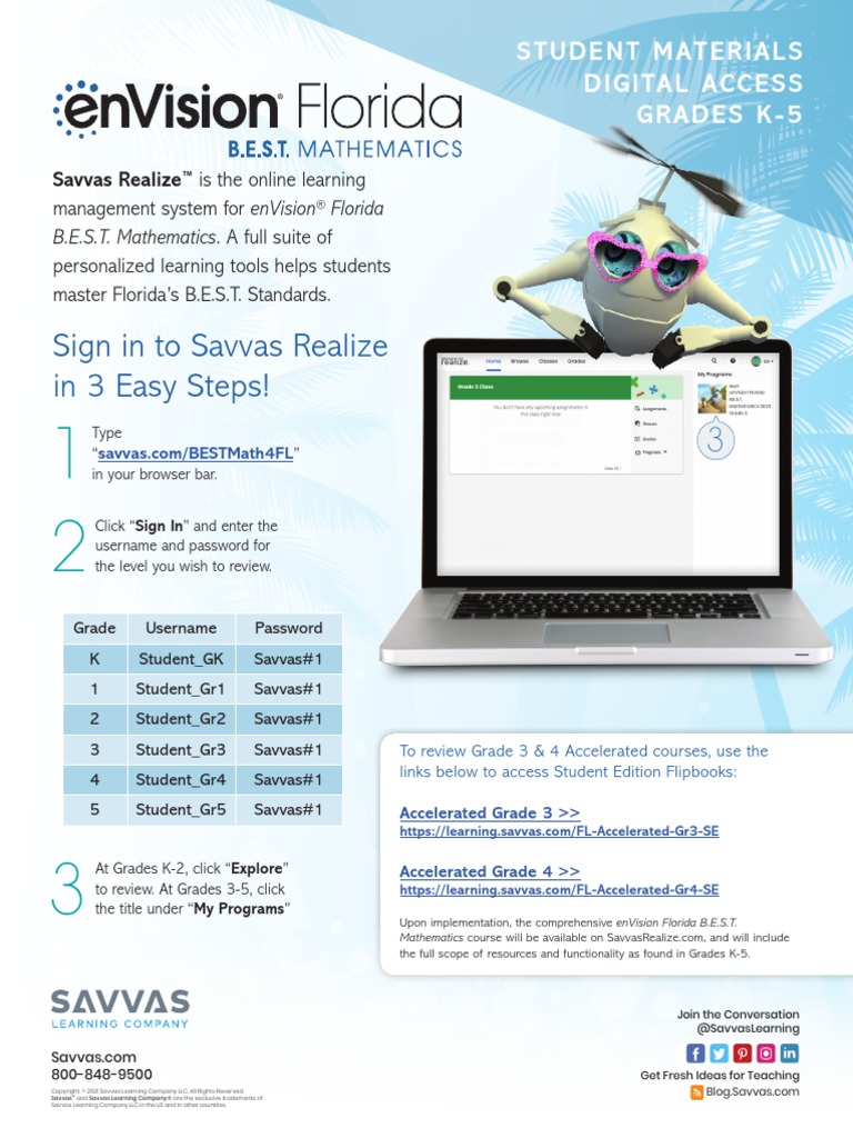 FL Envision K-5-Acc | PDF | Computing
