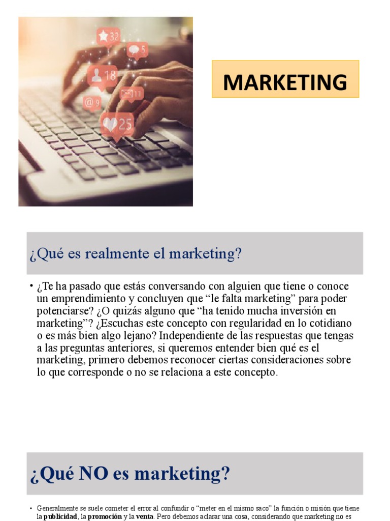 Clase 1 Marketing | PDF | Marketing | Sector privado