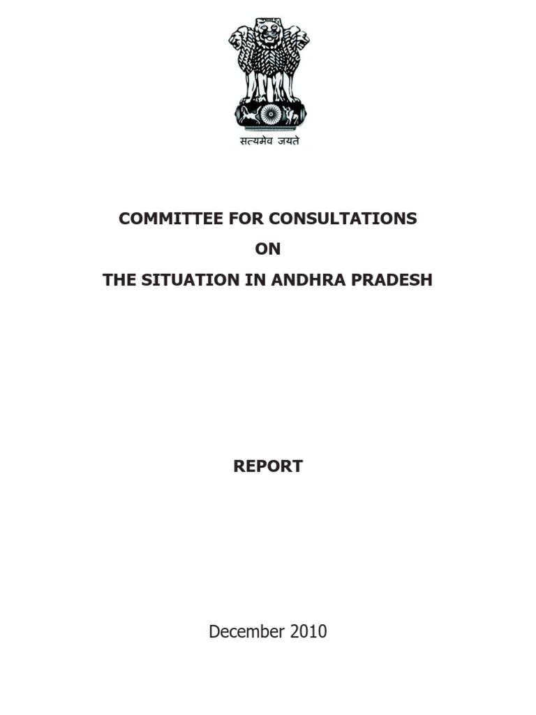 Sri Krishna Committee Report | Download Free PDF | Economic Growth
