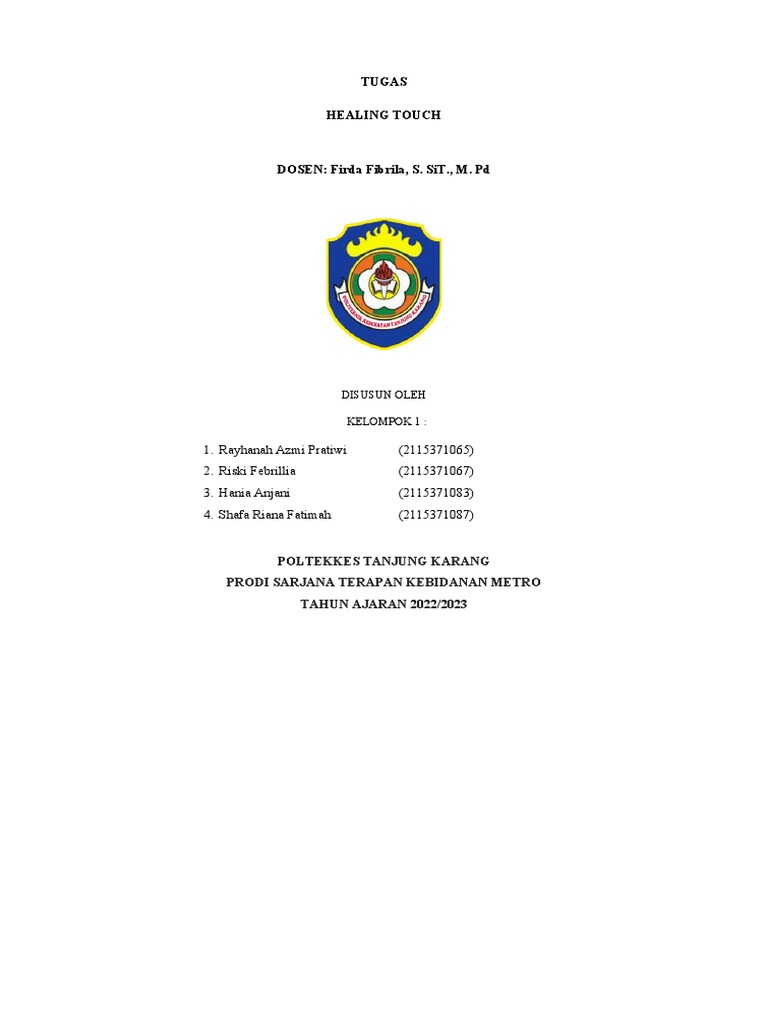 Perkembangan Healing Touch Global | PDF | Karier & Perkembangan | Sains ...