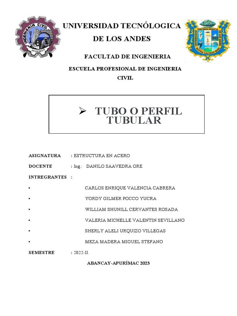 Tubo o Perfil Tubular HSS | PDF | Aleación | Acero