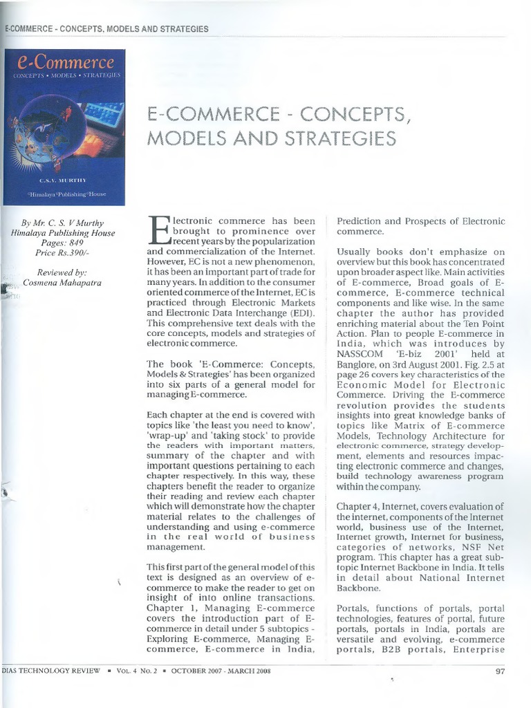 97 98 E Commerce ConceptsModels and Strategies | PDF | Supply Chain ...