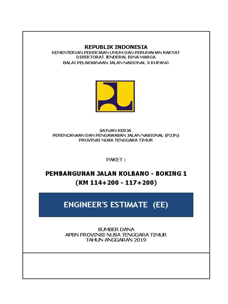 RAB OK (Penangan Longsoran BPBD 2021) | PDF