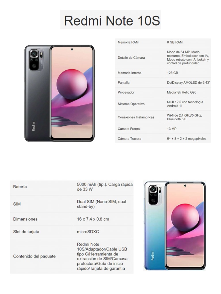 Xiaomi Note 10S | PDF