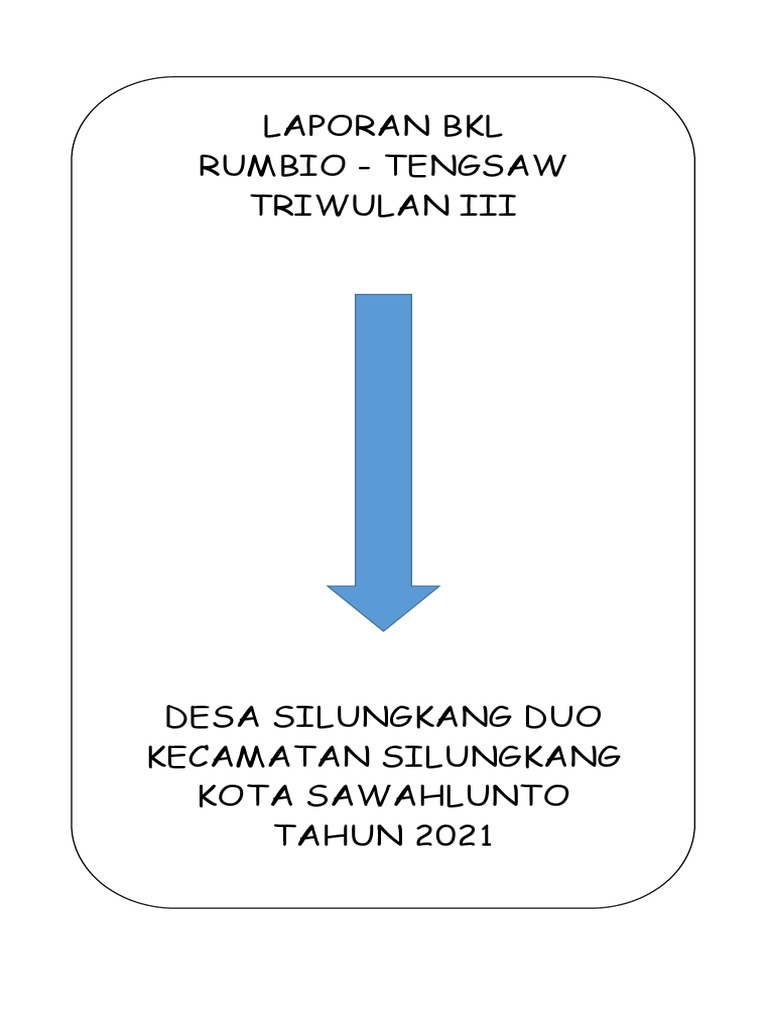 Laporan BKL Rumbio - Tengsaw Triwulan Iii | PDF