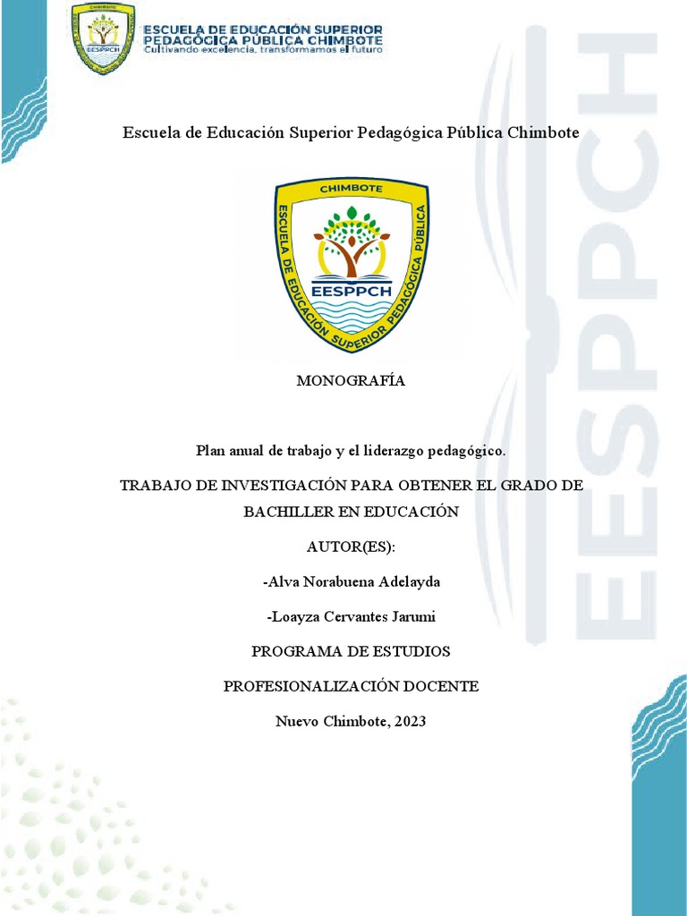 Liderazgo Pedagogico y El Pat - Jarumi y Adelayda | PDF | Liderazgo | Enseñando