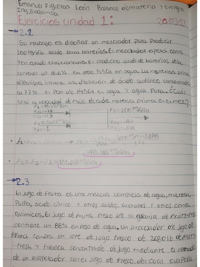 U1 - Act 2. Ejercicios Unidad 1 | PDF