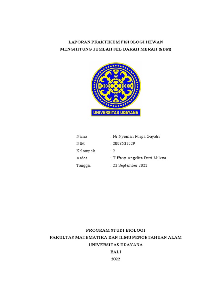 Menghitung Sel Darah Merah (SDM) | PDF Menghitung Sel Darah Merah (SDM) | PDF