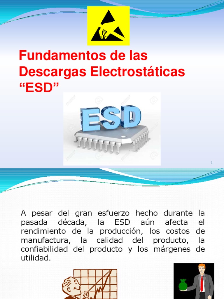 Fundamentos de Las Descargas Electrostáticas "ESD" | PDF | Descarga electrostática | Electrostática