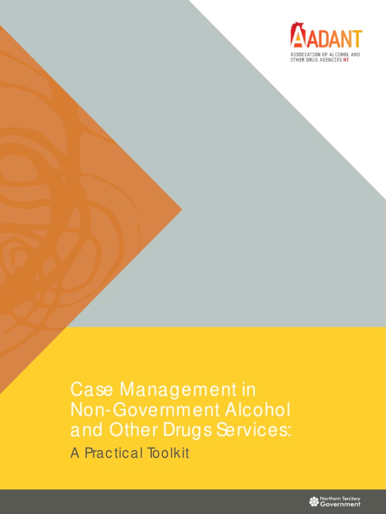 Aadant Case Managing in Non Government Aod Services A Practical Toolkit ...