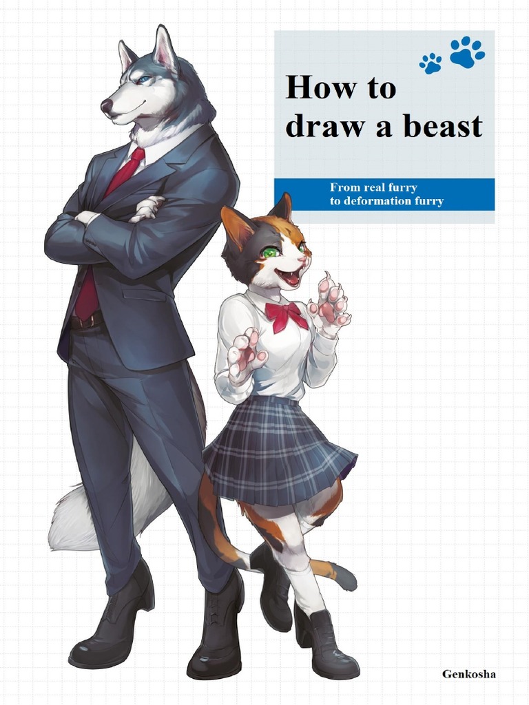 How To Draw Beastman Kemono ENGLISH | PDF