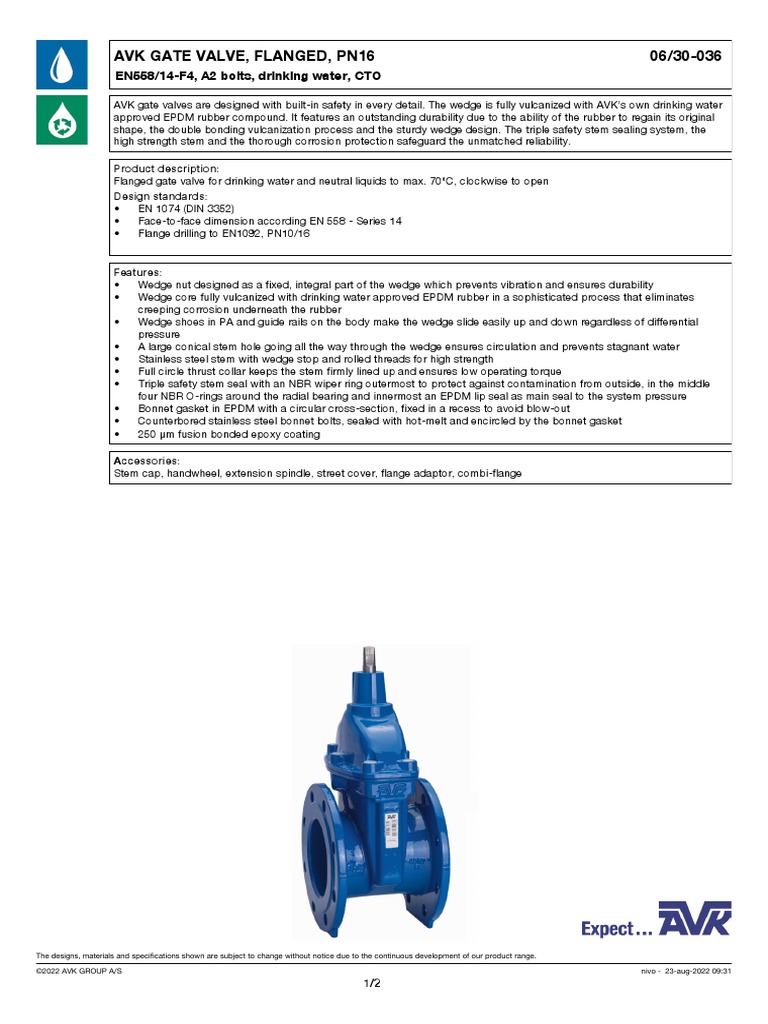 06-30-036 - Avkcms - en 2234 - 428408 | PDF | Valve | Manufactured Goods