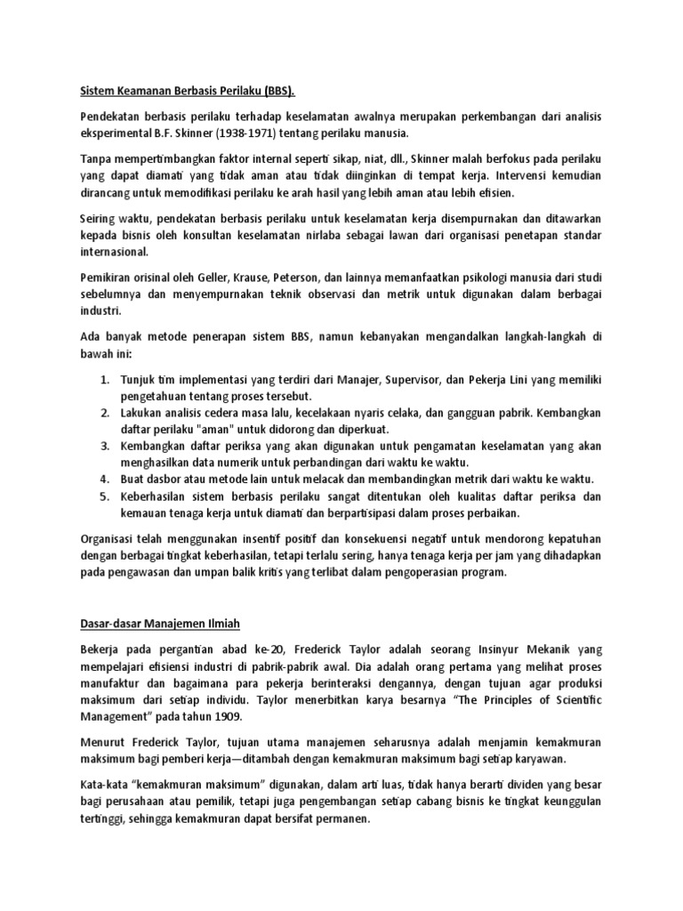 Sistem Manajemen K3 | PDF | Bisnis | Pengelolaan Keuangan & Uang