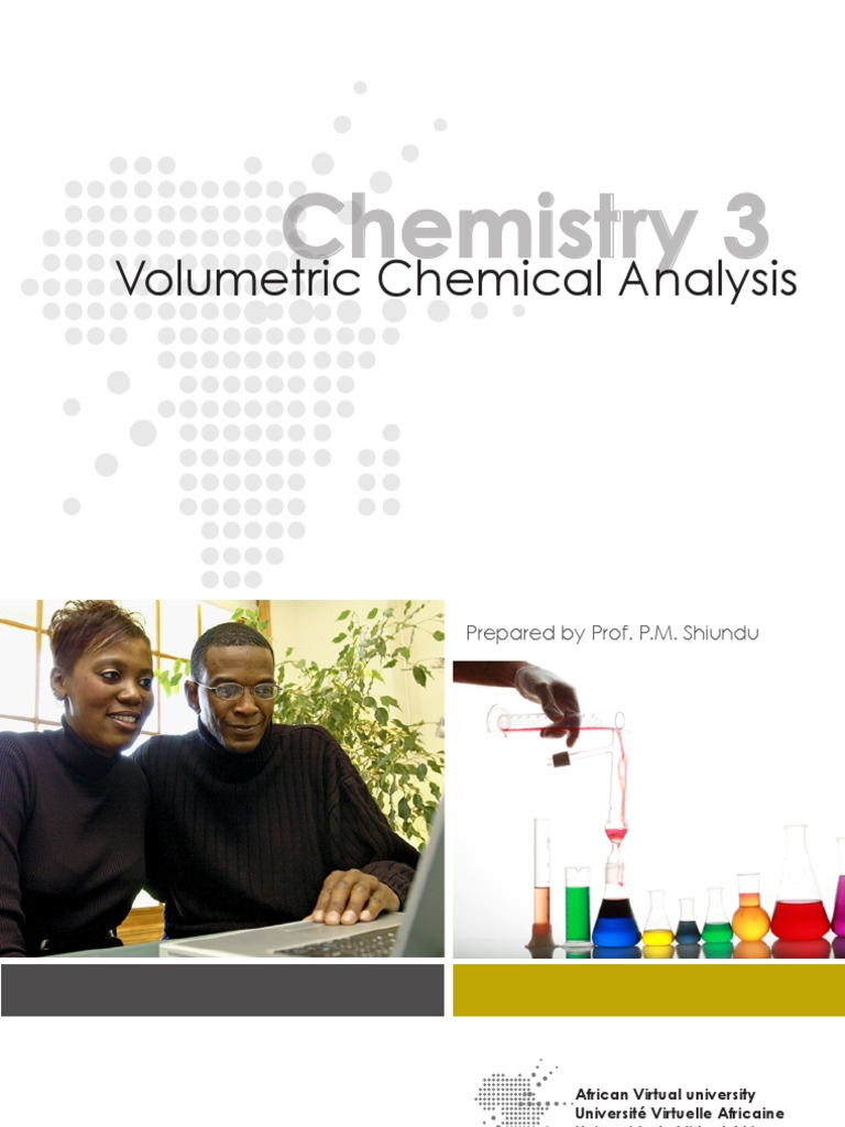 Volumetric Chemical Analysis | PDF