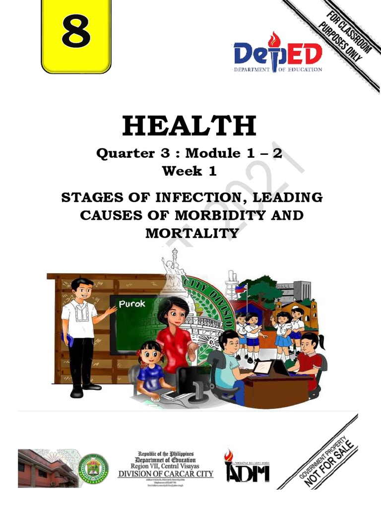 Health: Quarter 3: Module 1 - 2 Week 1 Stages of Infection, Leading ...