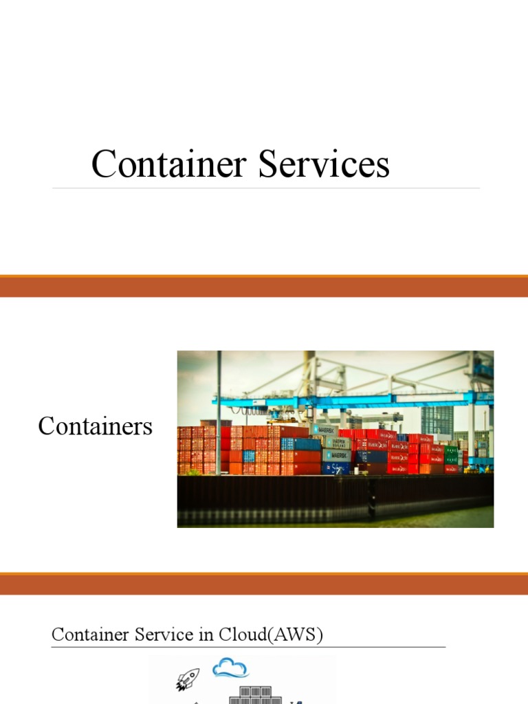 Understanding Container Services on AWS | PDF | Cloud Computing ...