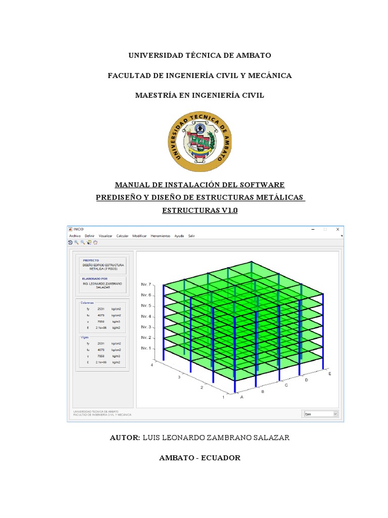 Manual de Instalacion Del Programa Estructuras | PDF | Ingeniería | Informática