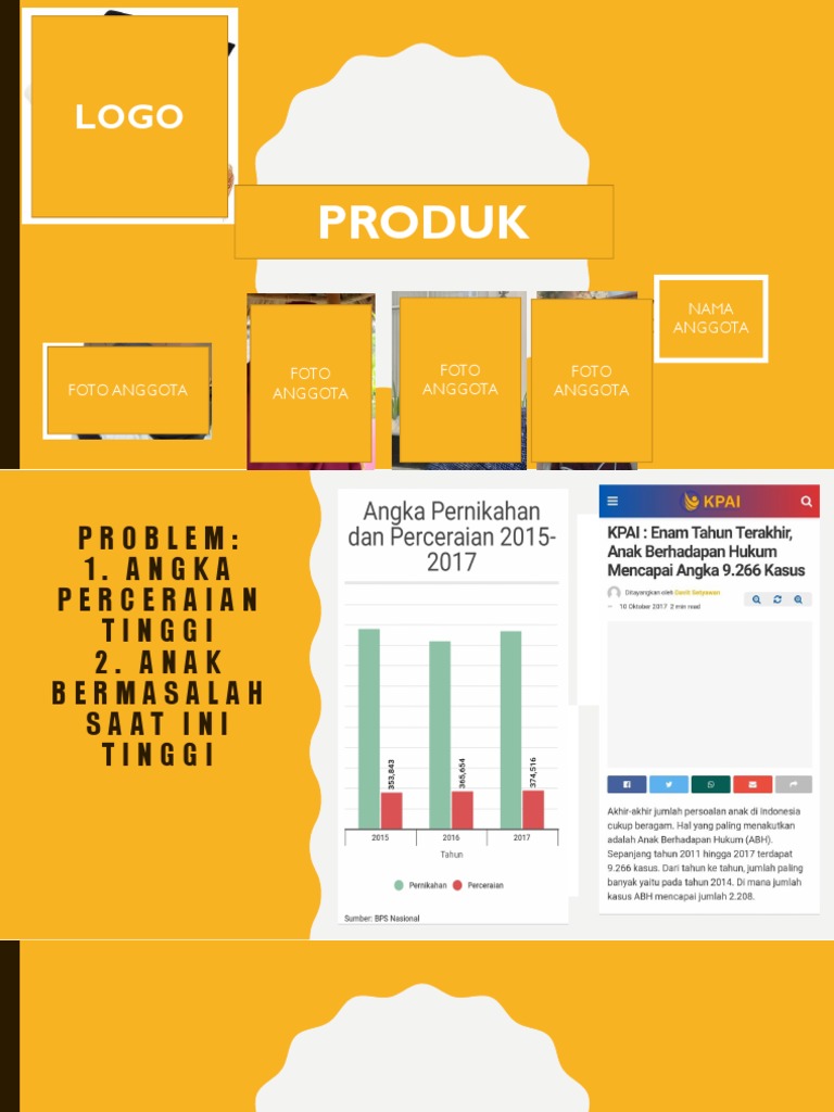 Contoh Pitch Deck Program Pendidikan | PDF