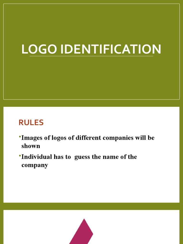Logo Identification | PDF