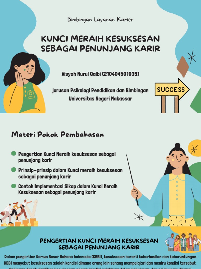 Kunci Meraih Kesuksesan Sebagai Penunjang Karir | PDF