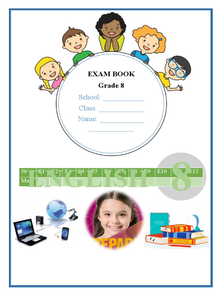 English: Exam Book Grade 8 | PDF | Chester | Adverb