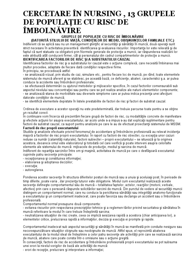 Cercet Nursing Vio | PDF