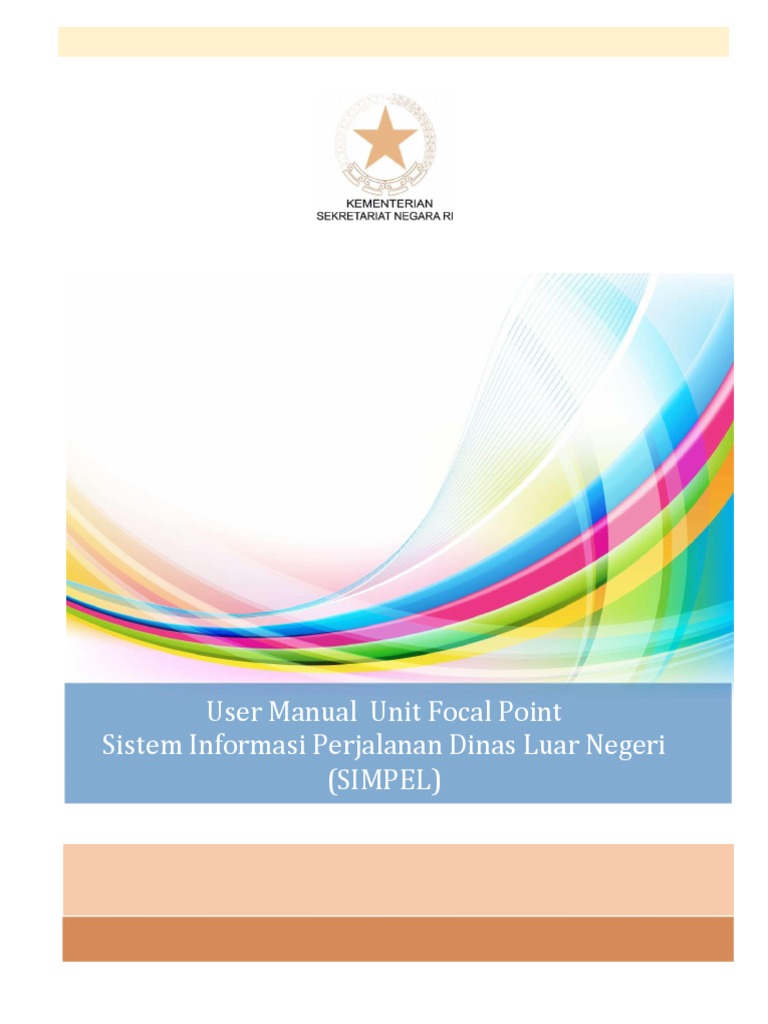 SIMPEL v.2 - Panduan Operator Focal Point | PDF