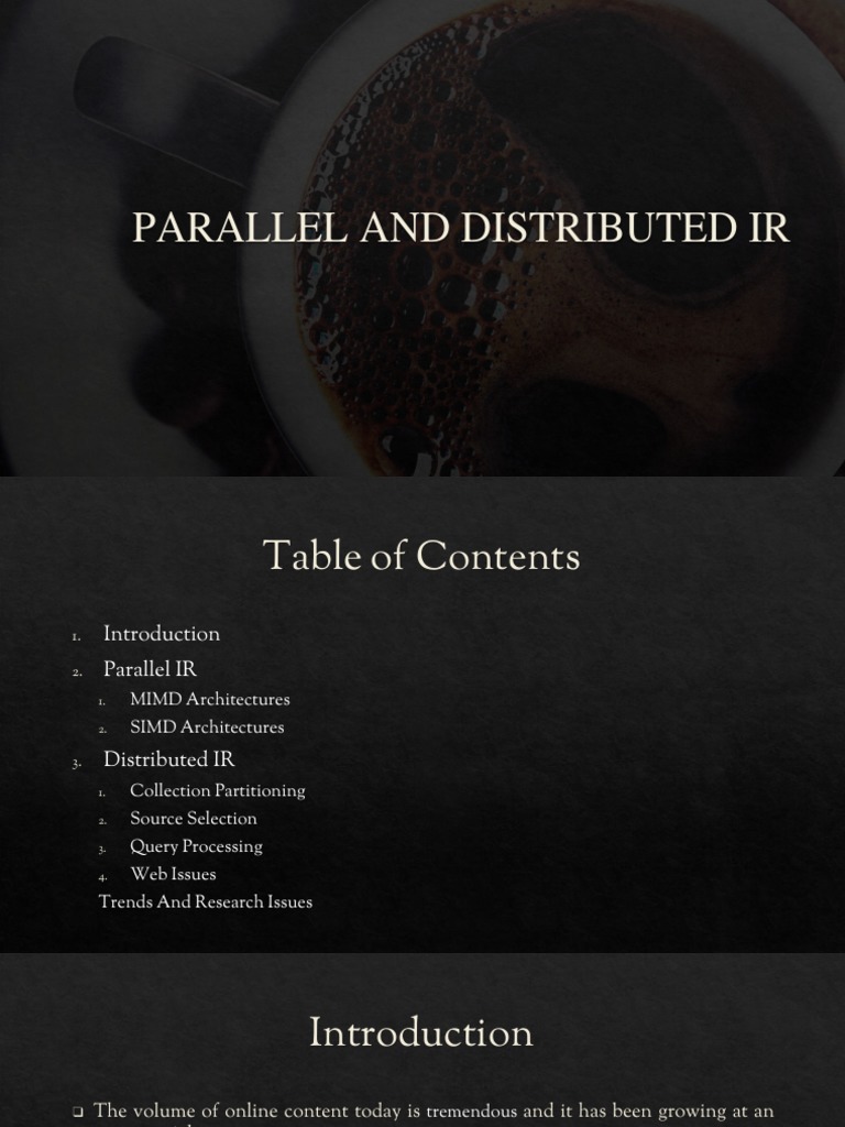 Parallel and Distributed Ir | PDF | Parallel Computing | Search Engine Indexing