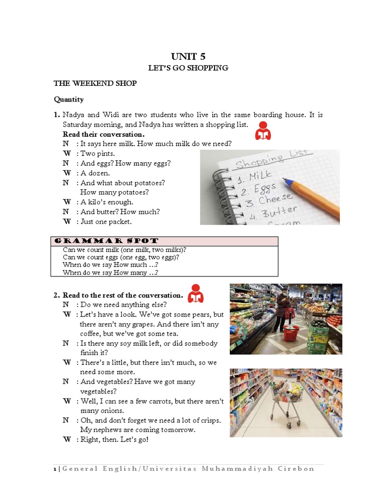 GE Unit 5 | PDF | Foods | Food And Drink